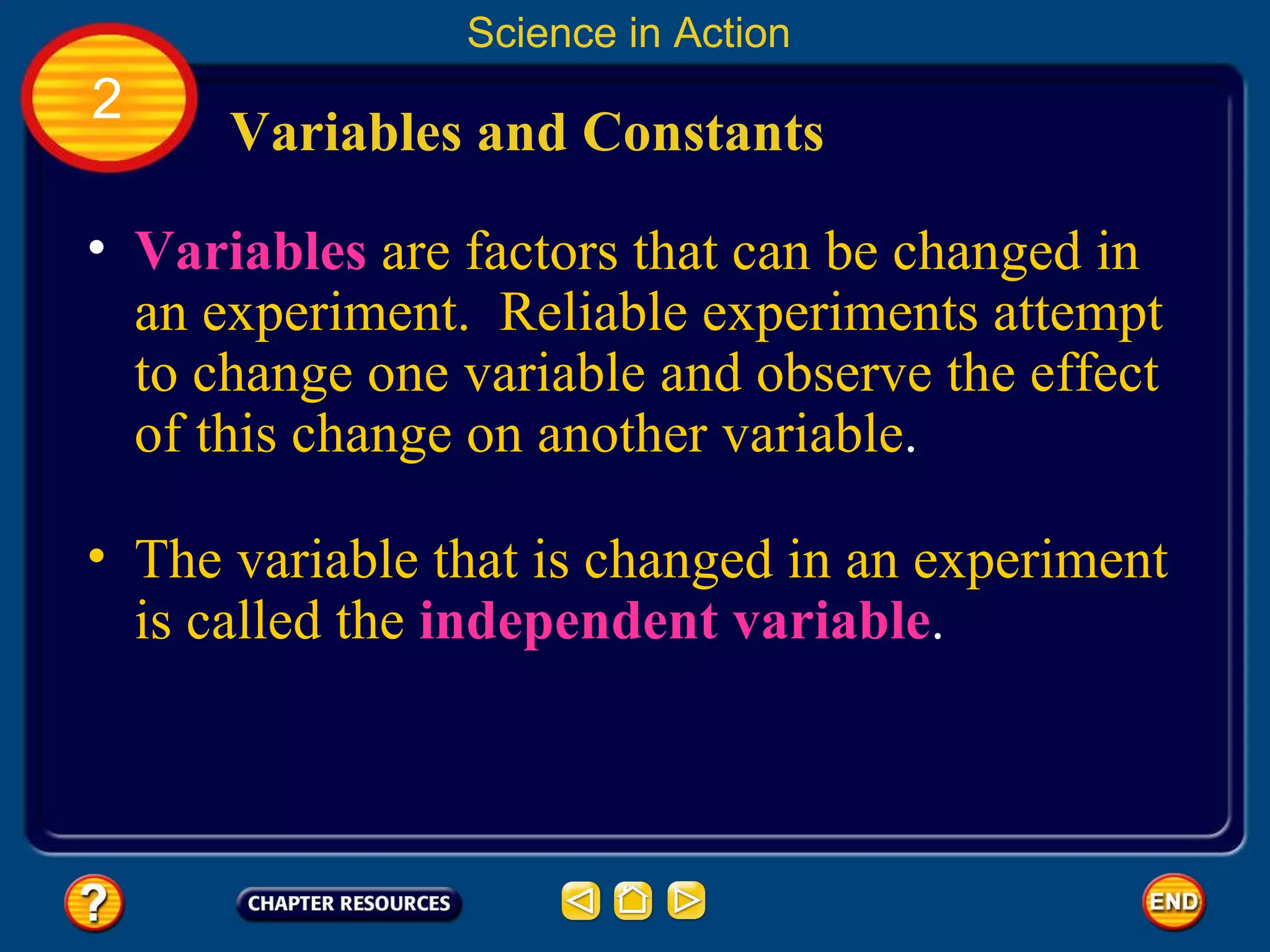 Chapter 1 S2: Science in Action | PPT