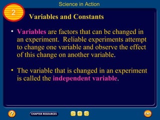 Chapter 1 S2: Science in Action | PPT