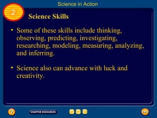Chapter 1 S2: Science in Action | PPT
