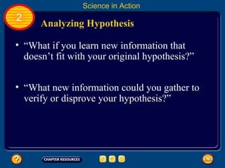 Chapter 1 S2: Science in Action | PPT