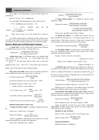 01 chemical arithmatic-theory | PDF