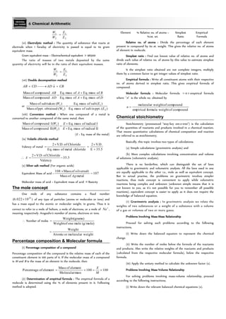 01 chemical arithmatic-theory | PDF