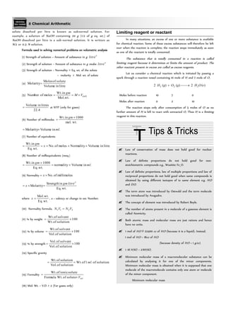 01 chemical arithmatic-theory | PDF