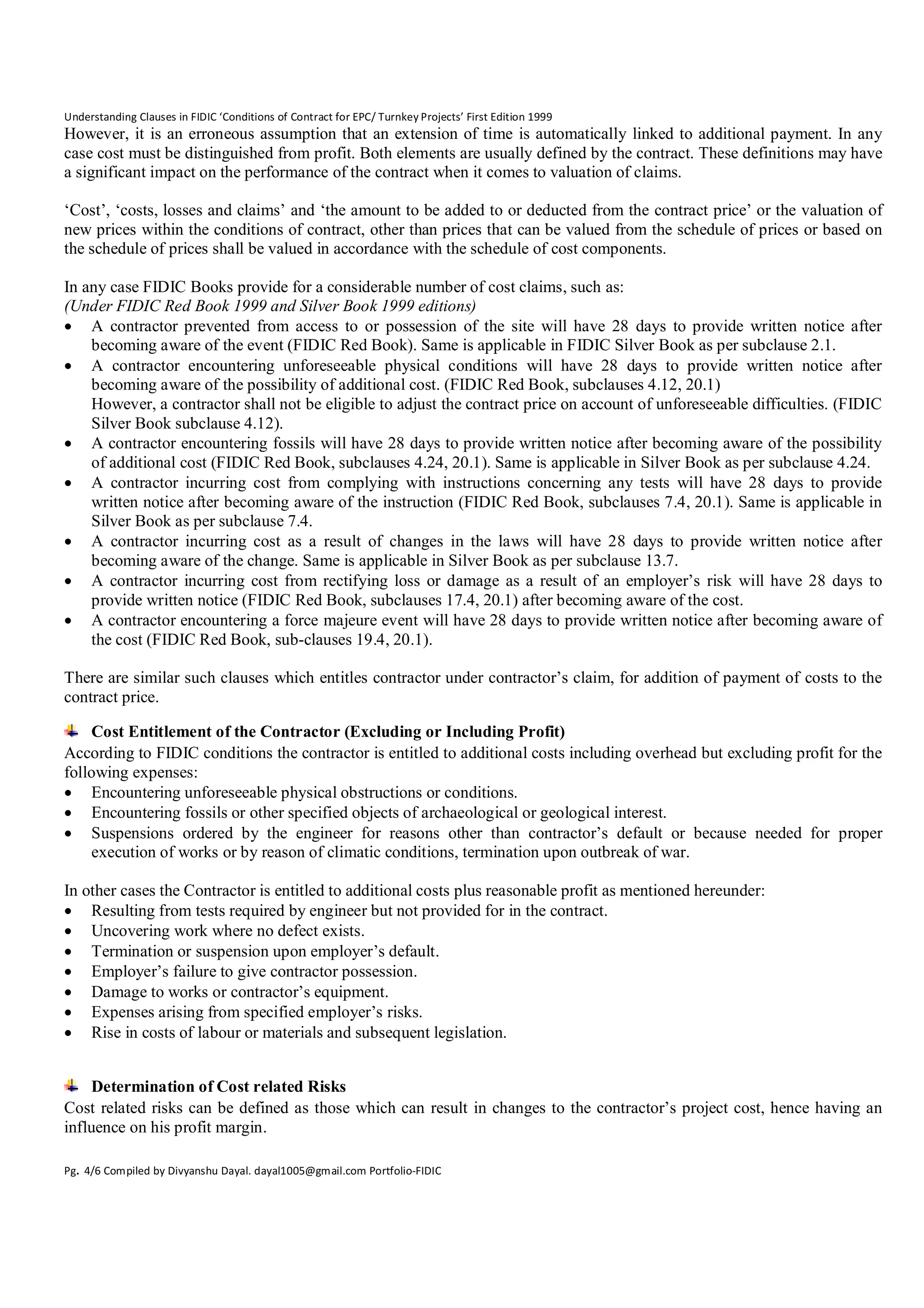 Clause 14.1 The Contract Price- Understanding Clauses in FIDIC ...
