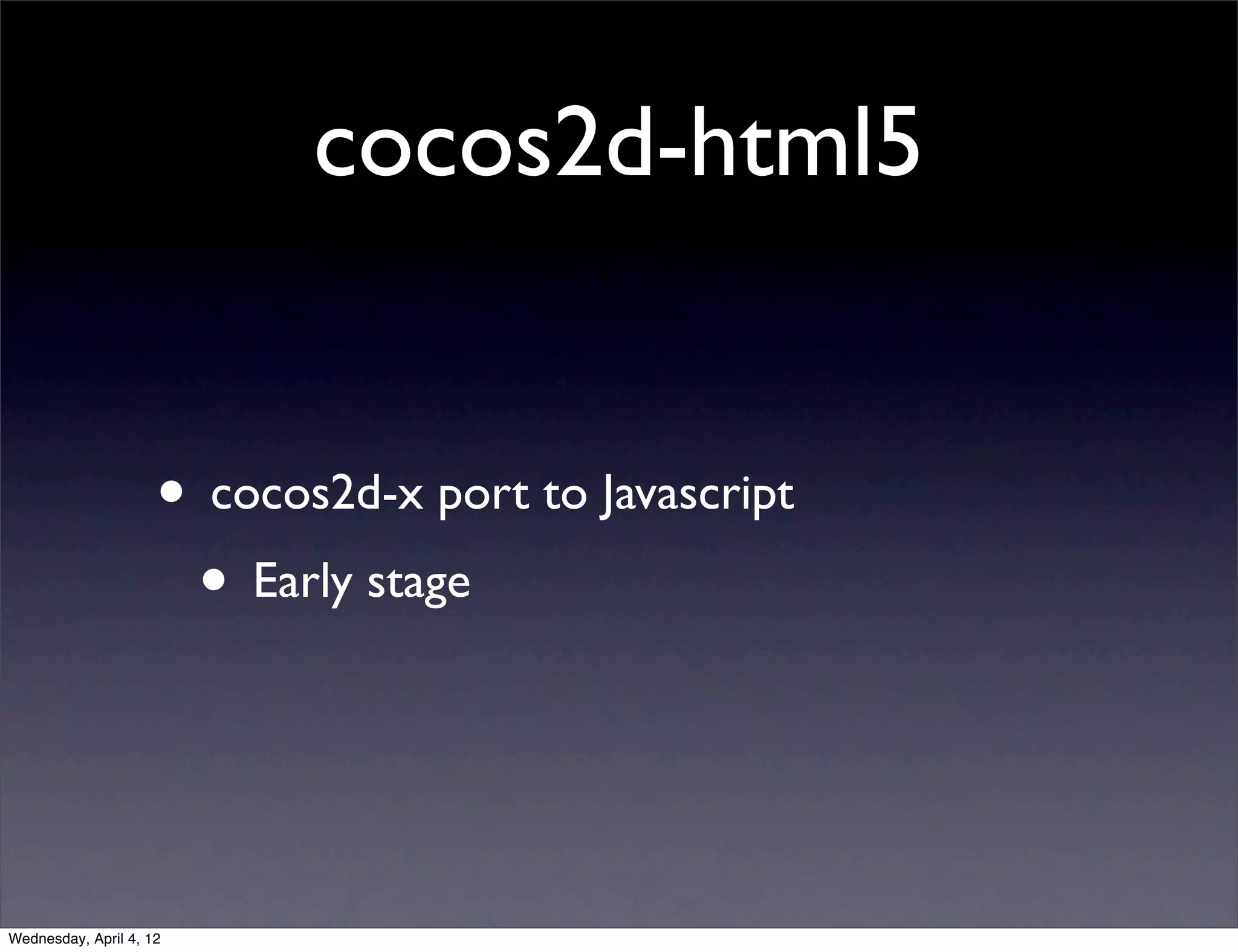 01 cocos2d past, present and future | PDF