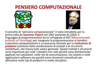 Coding e pensiero computazionale | PPTX | Computing | Technology & Computing