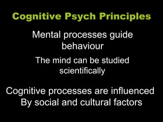 Cognitive Processes and Memory | PPTX