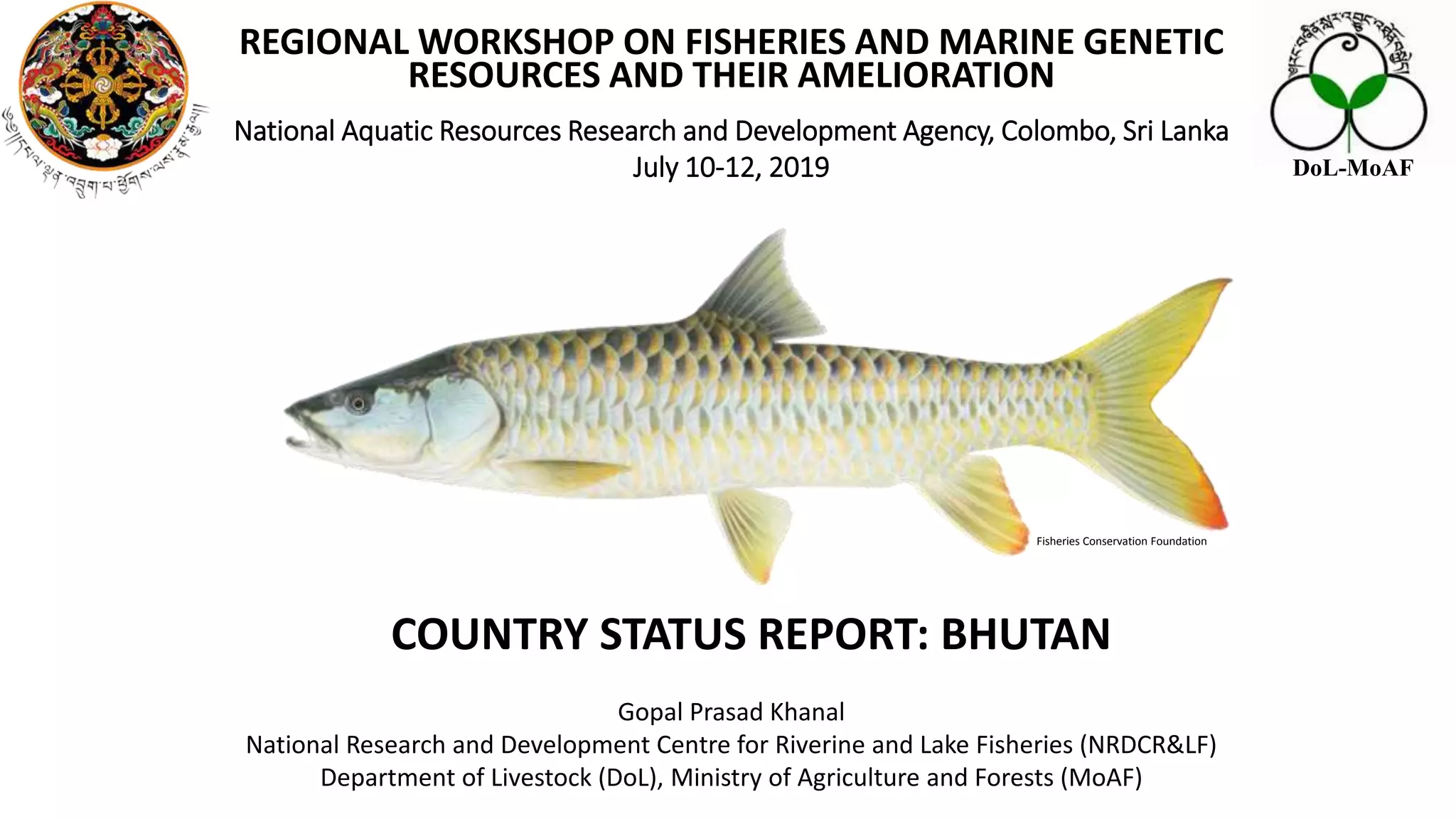 REGIONAL WORKSHOP ON FISHERIES AND MARINE GENETIC RESOURCES AND THEIR ...