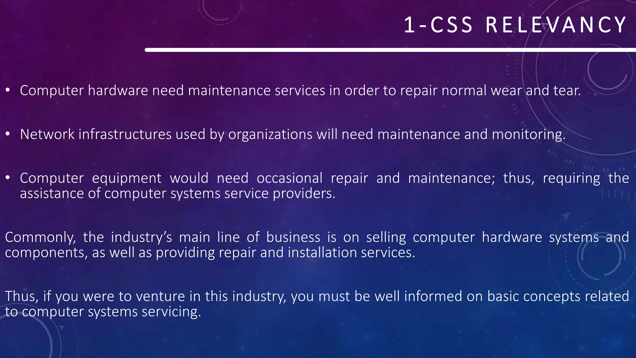01 - CSS in the Electronics Industry.pptx