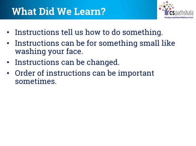 Understanding Simple Instructions | PPT