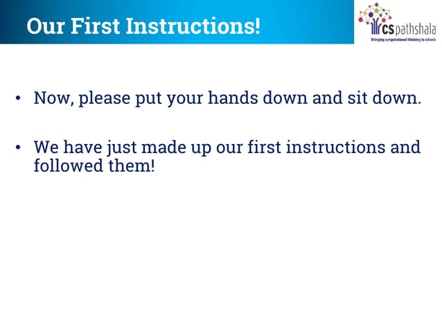 Understanding Simple Instructions | PPT