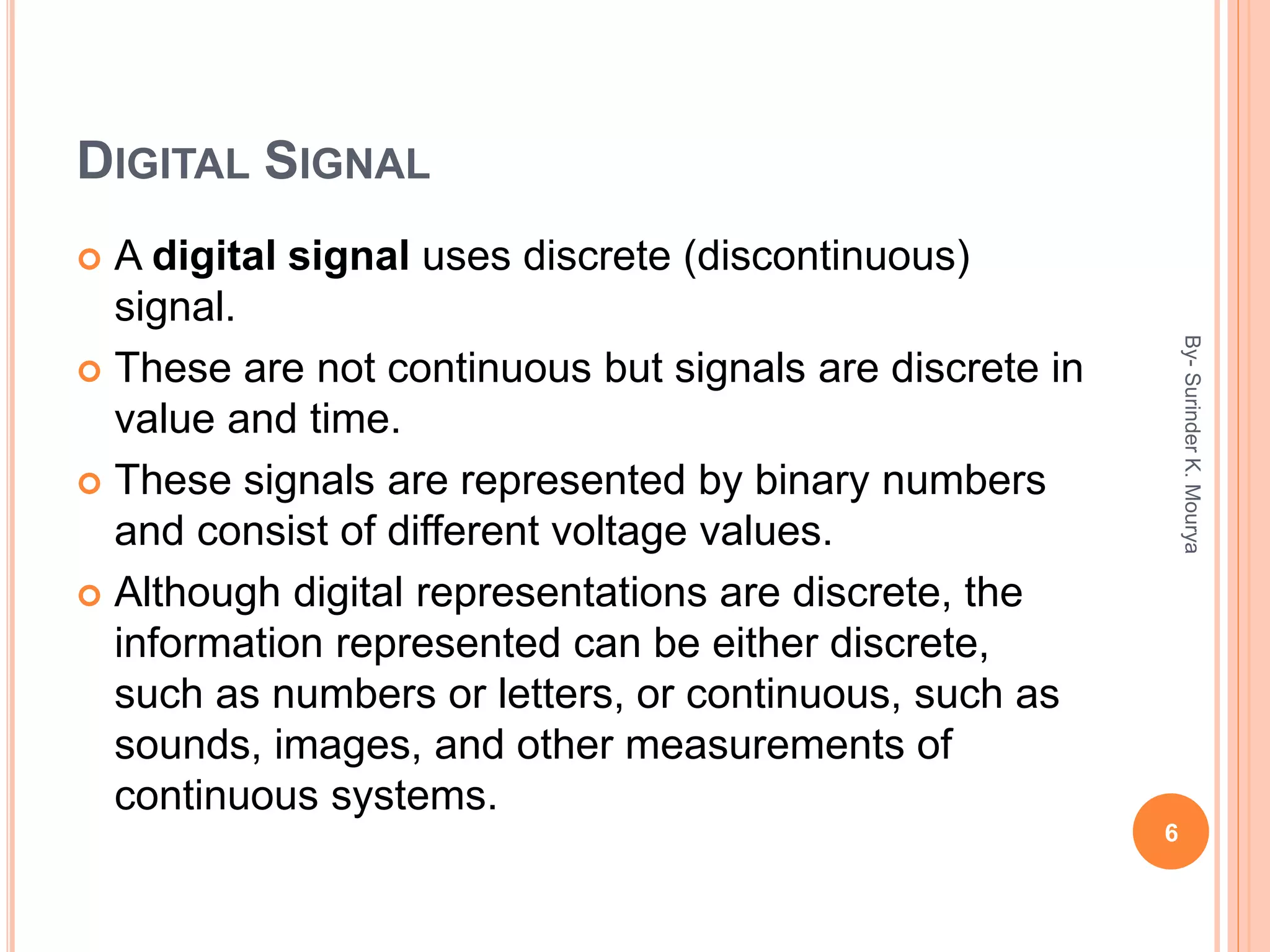 01 data communications; analog & digital signal | PPTX | Computer Networking | Computing