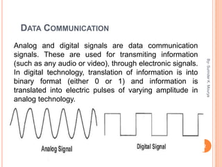 01 data communications; analog & digital signal | PPTX | Computer ...