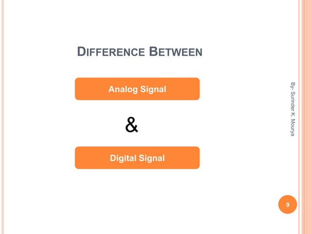 01 data communications; analog & digital signal | PPTX | Computer Networking | Computing