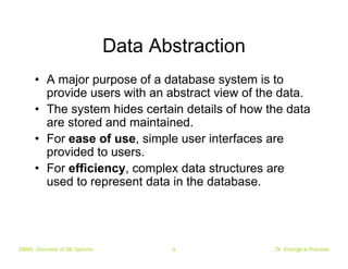 01 dbms-introduction | PDF | Databases | Computer Software and Applications