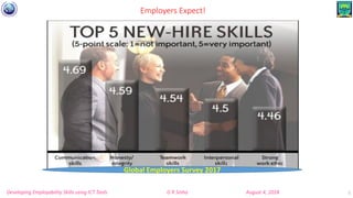 Developing employability skills using ICT tools | PDF | Career Planning ...