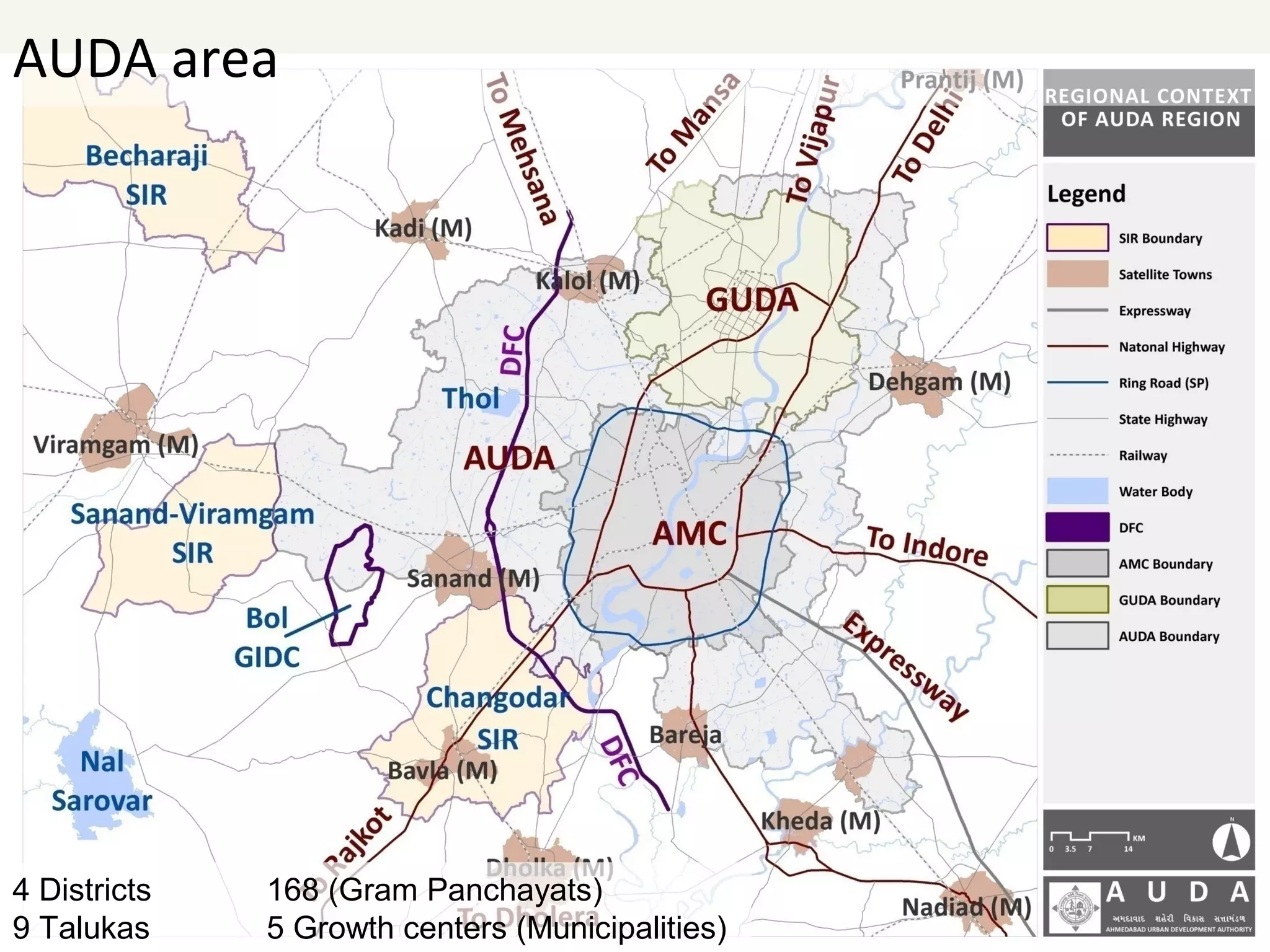 Draft Development Plan 2021 (Review) AUDA - D Thara, IAS | PPT
