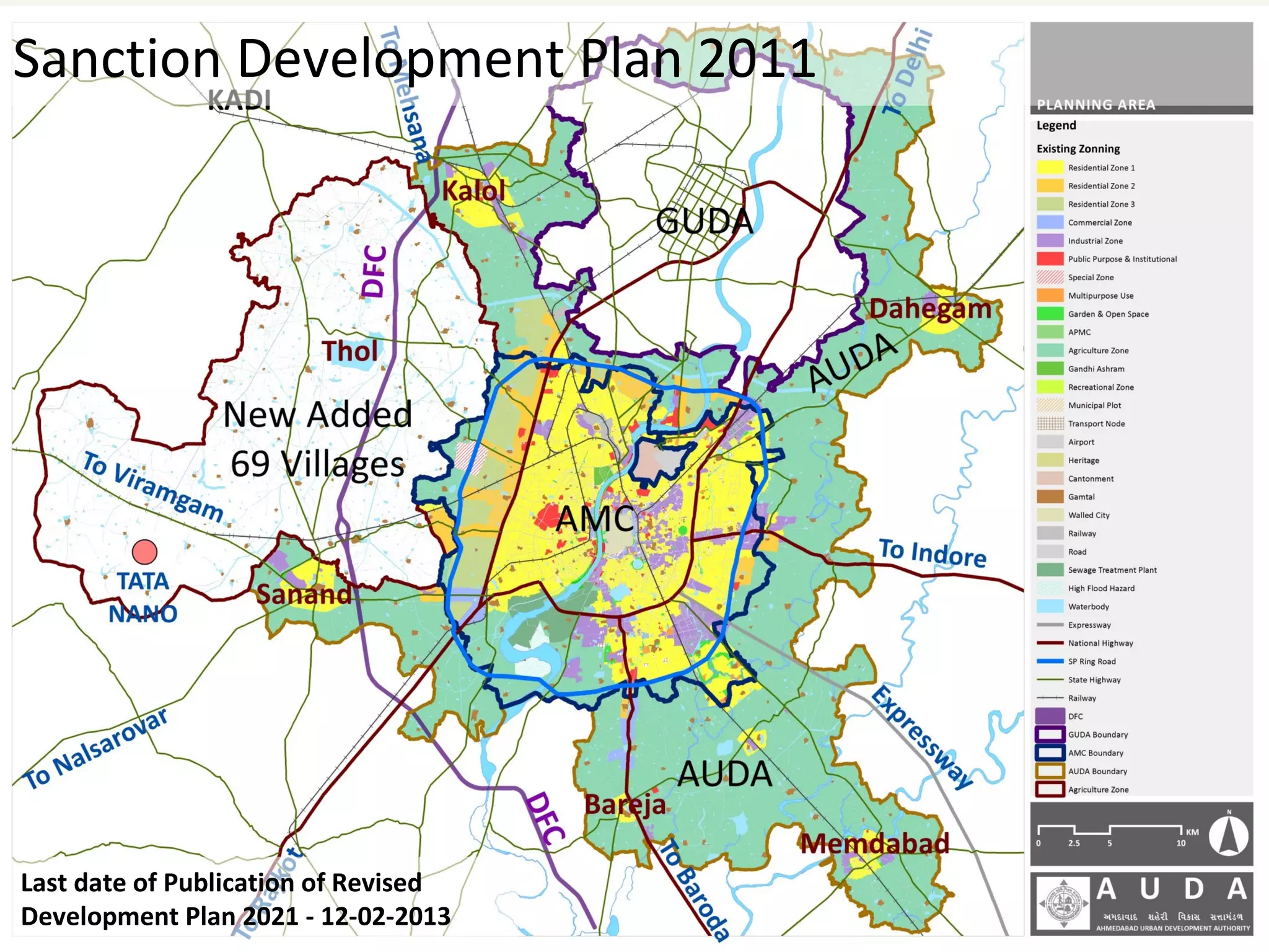 Draft Development Plan 2021 (Review) AUDA - D Thara, IAS | PPT