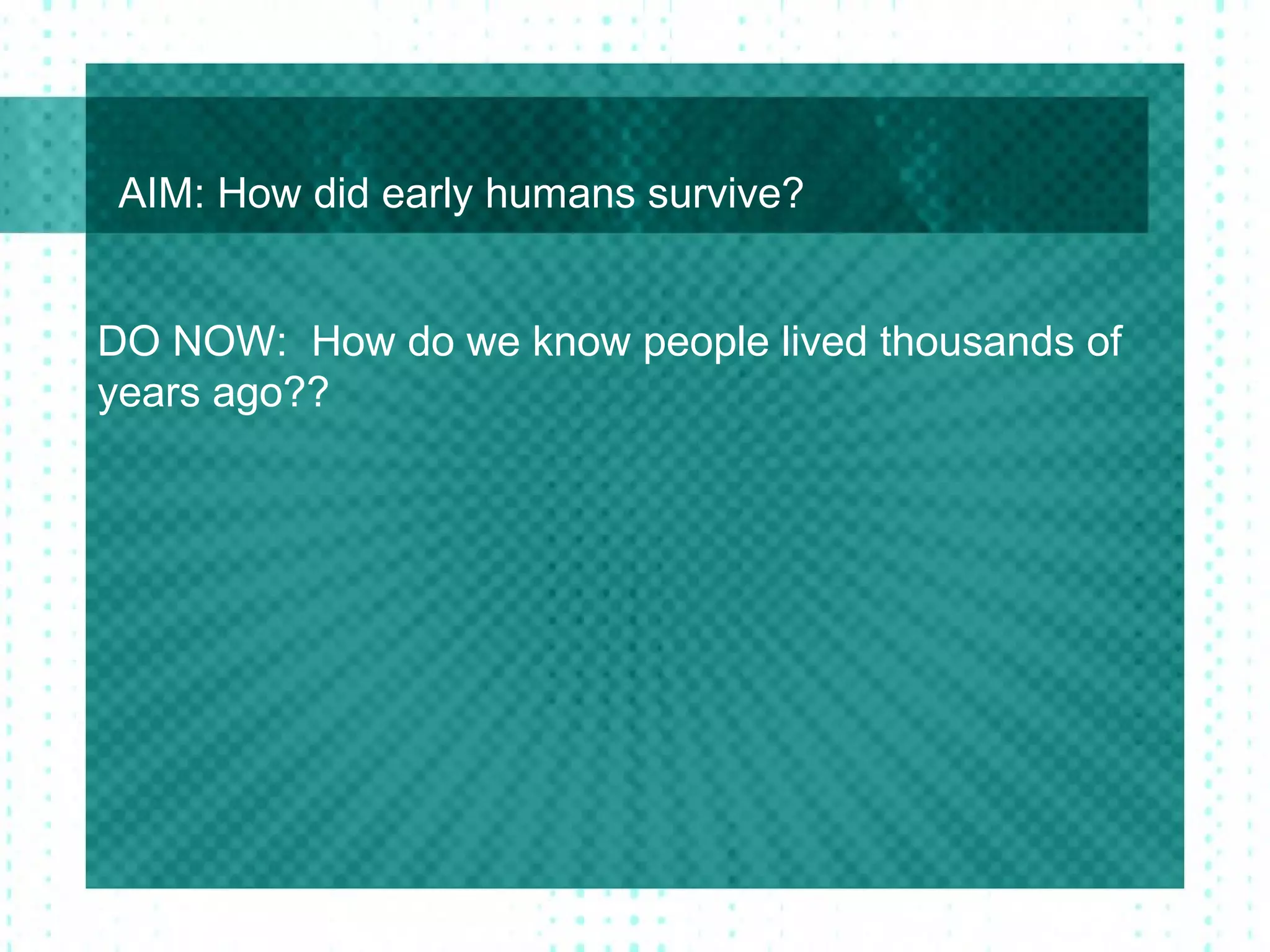 01 early humans | PPT