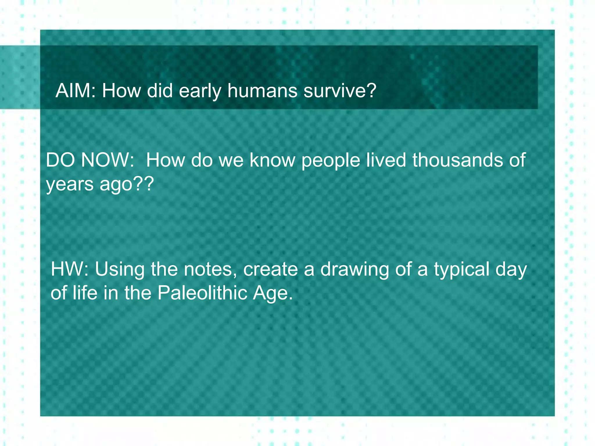 01 early humans | PPT