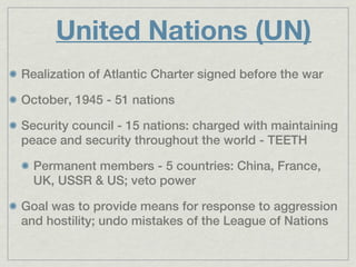 End of WWII - Path of the Cold War | KEY