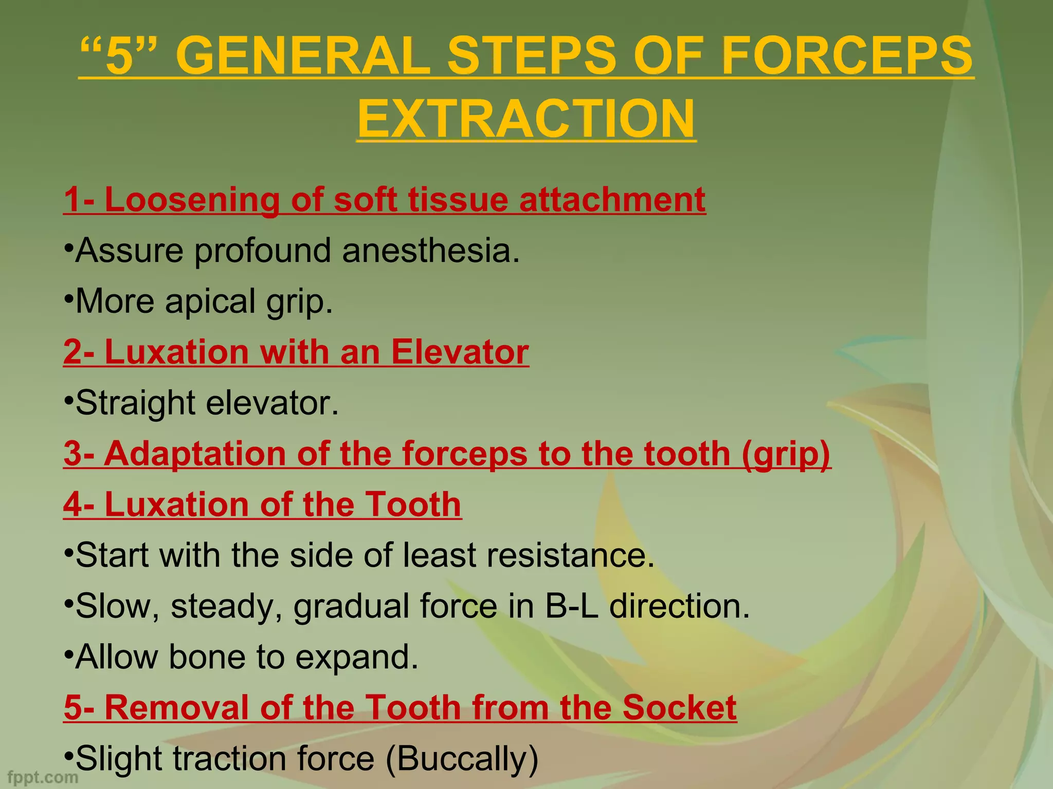 Exodontia | PPT
