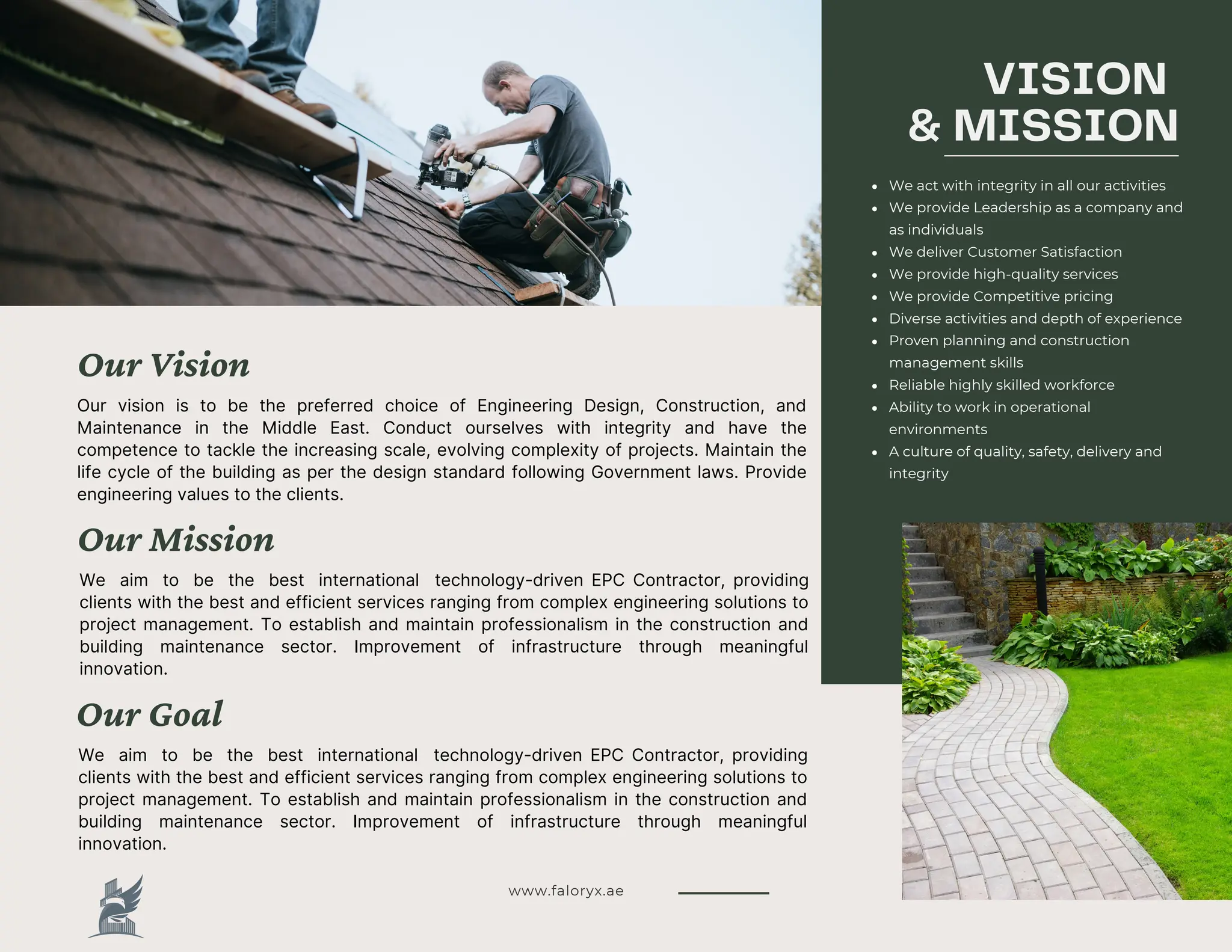 Faloryx general contracting and maintenance profile | PDF ...