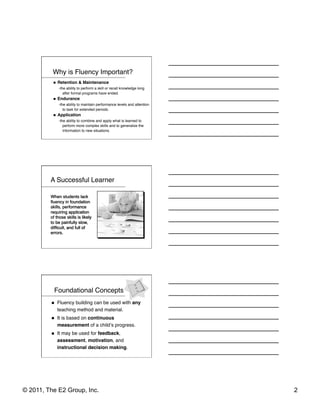 01 fluency handout | PDF
