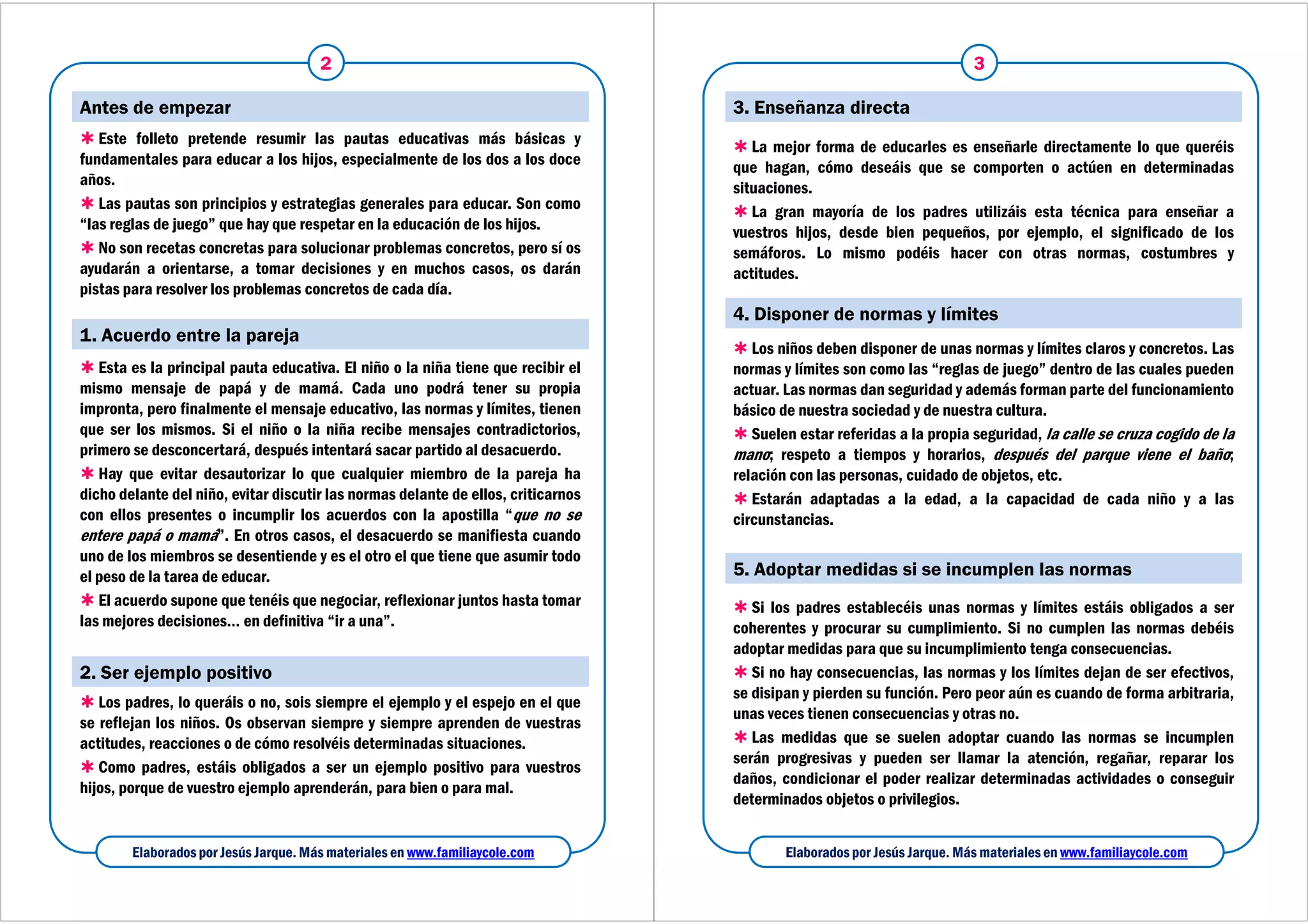 pautas-educativas-basicas | PDF