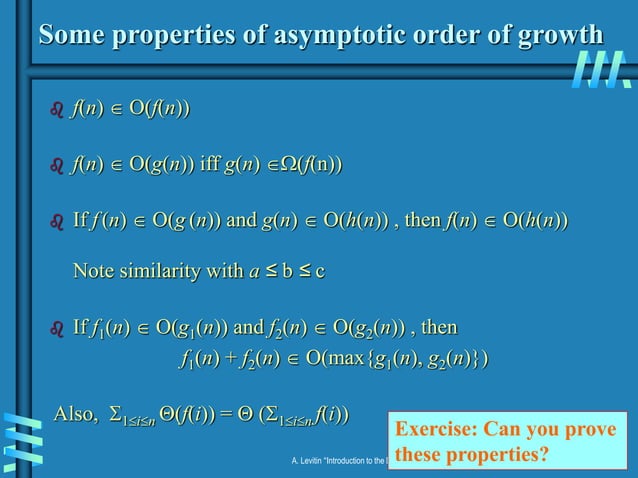 01 Fundamentals Of The Analysis Of Algorithm Efficiencypptx 