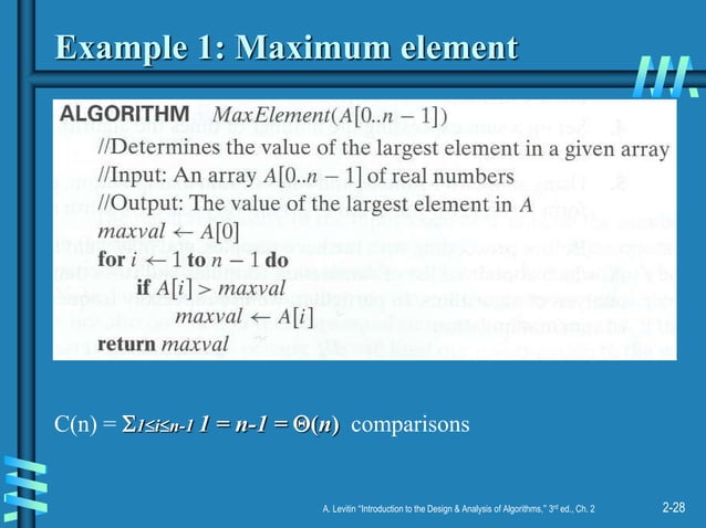 01 Fundamentals Of The Analysis Of Algorithm Efficiencypptx
