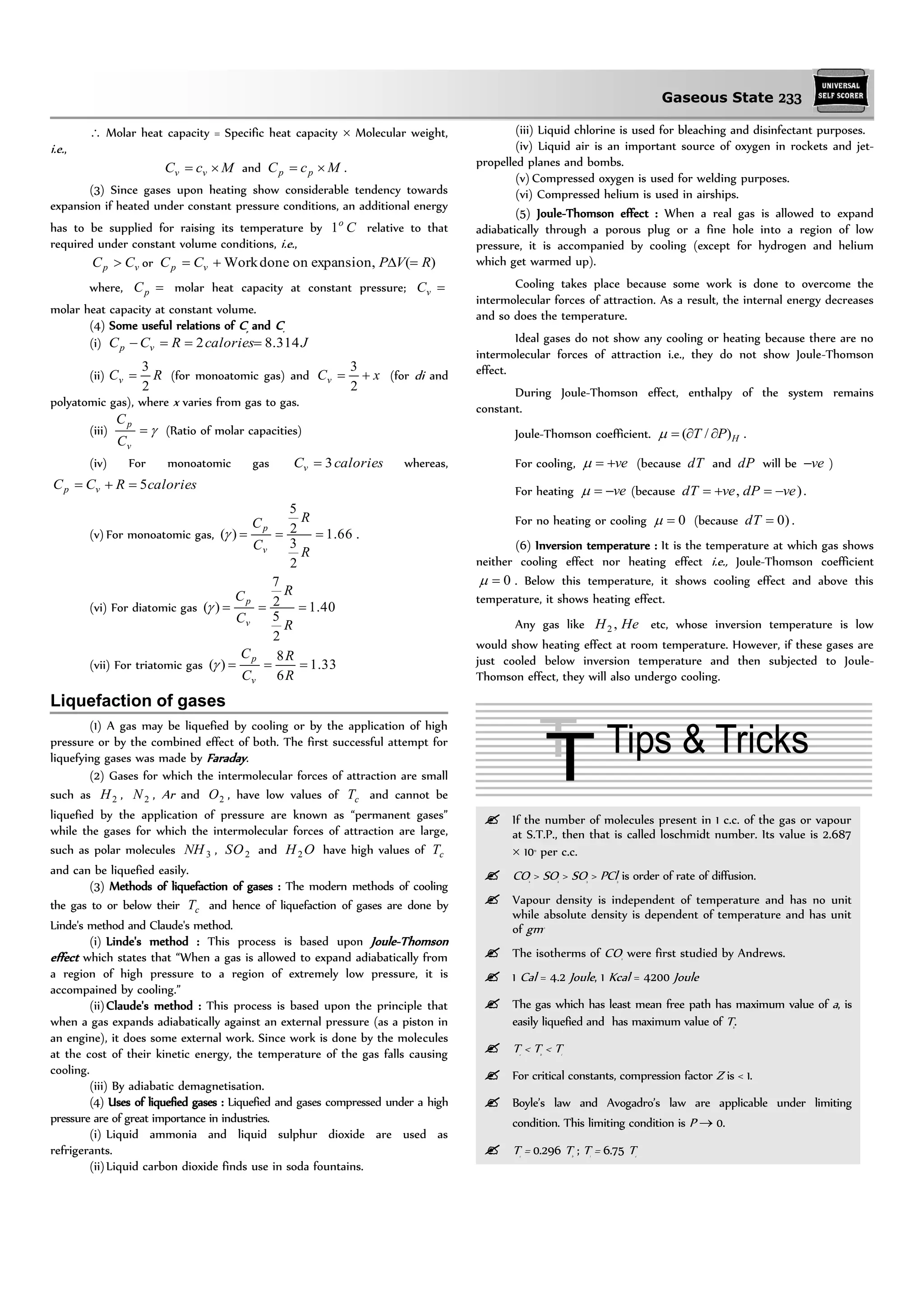 gaseous state - theory | PDF