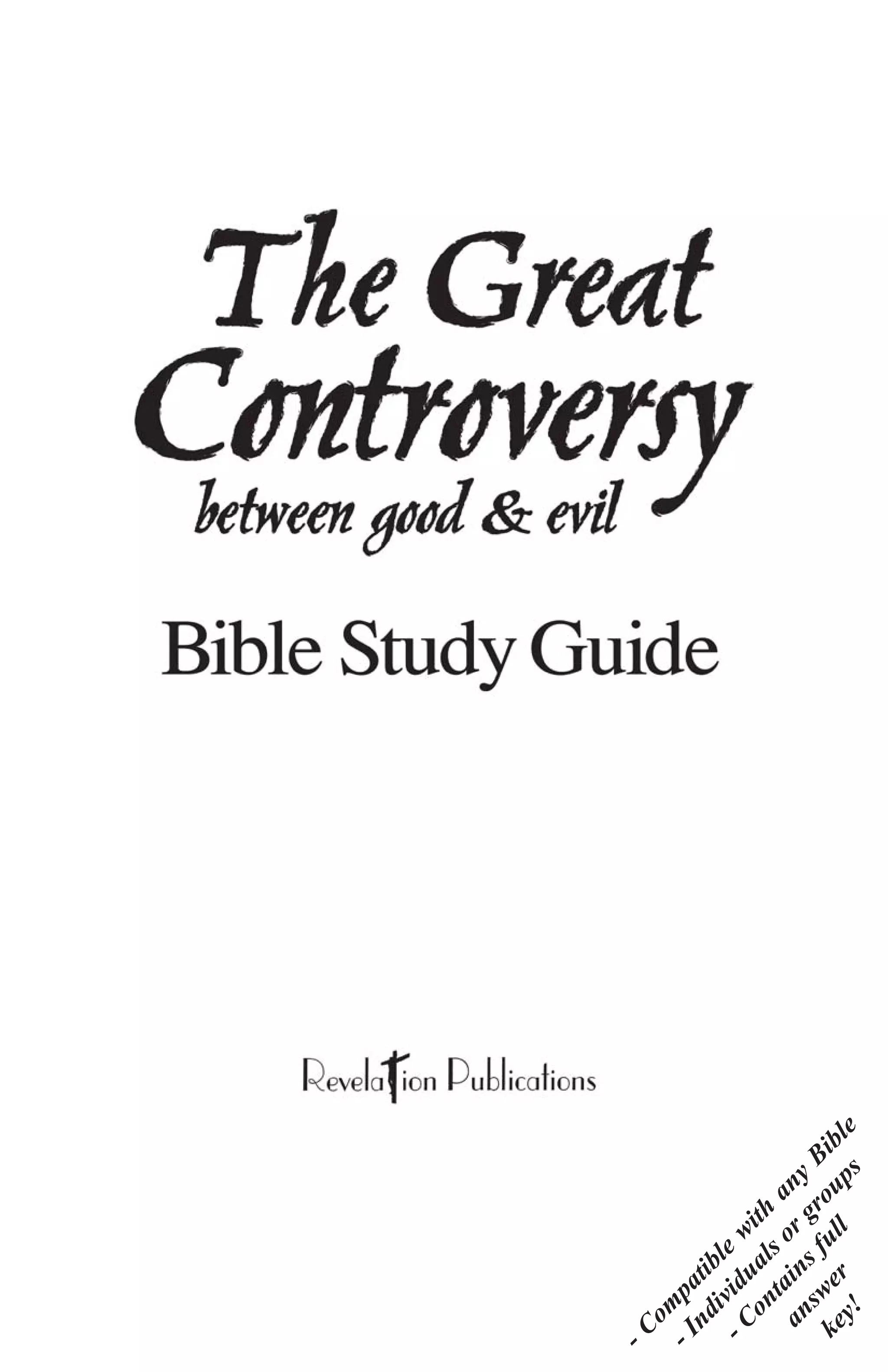01 great controversy bible study guide.pdf | Christianity | Religion ...