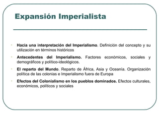 Expansión Imperialista | PPT