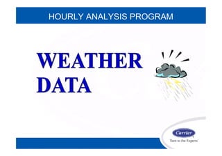 01 hap4 4-space - Hourly Analysis Program - Carrier | PDF