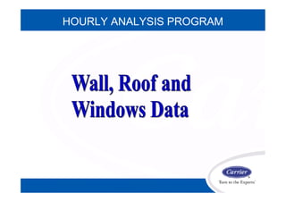 01 hap4 4-space - Hourly Analysis Program - Carrier | PDF