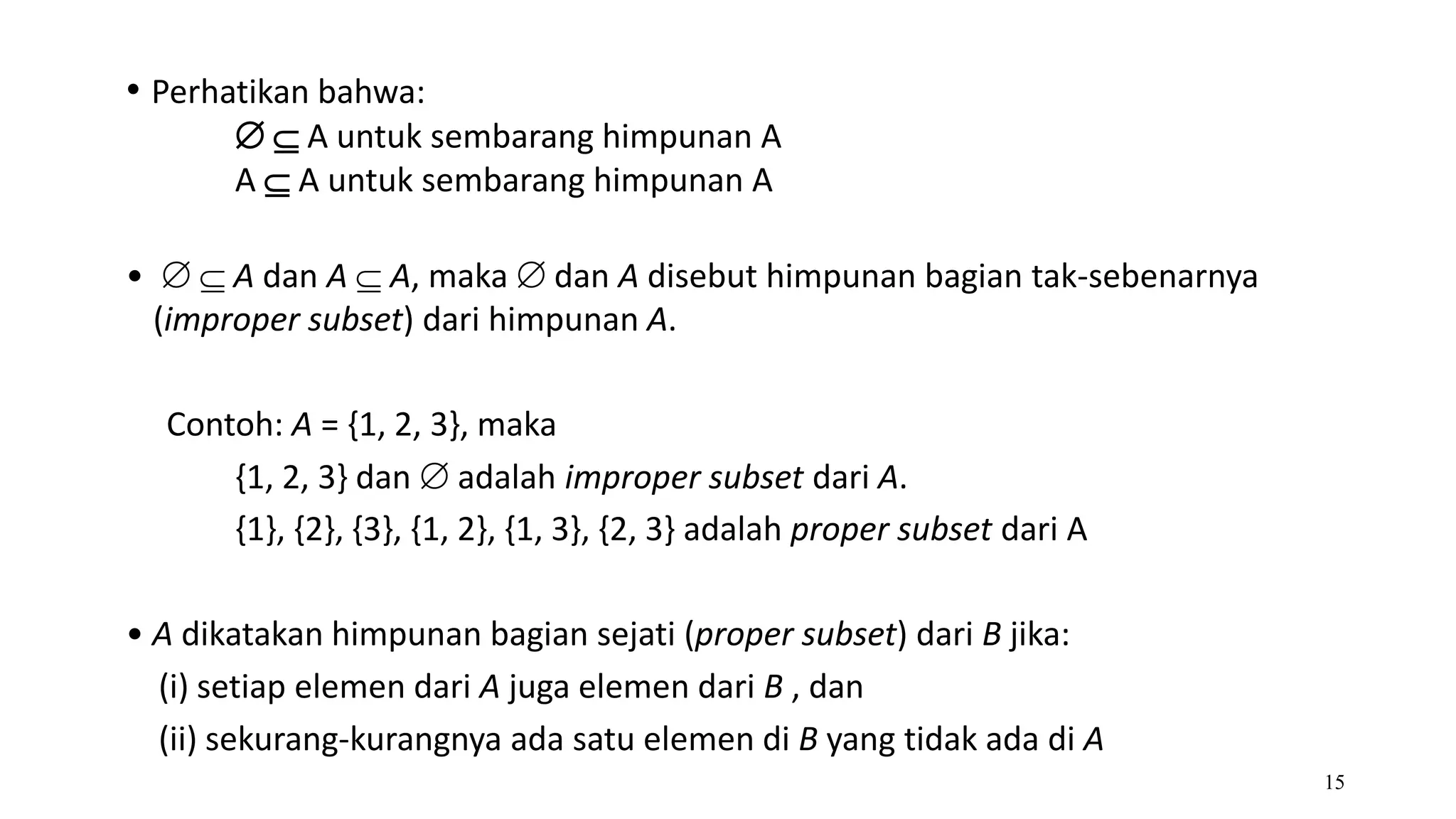 Himpunan dan penerapannya pada matematika diskrit 2 | PDF