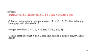 Himpunan dan penerapannya pada matematika diskrit 2 | PDF