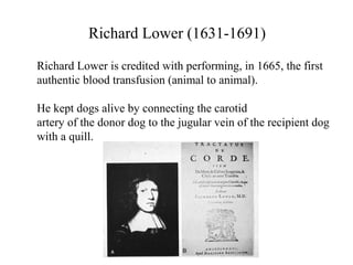01 history of blood transfusion 6th semester | PPT