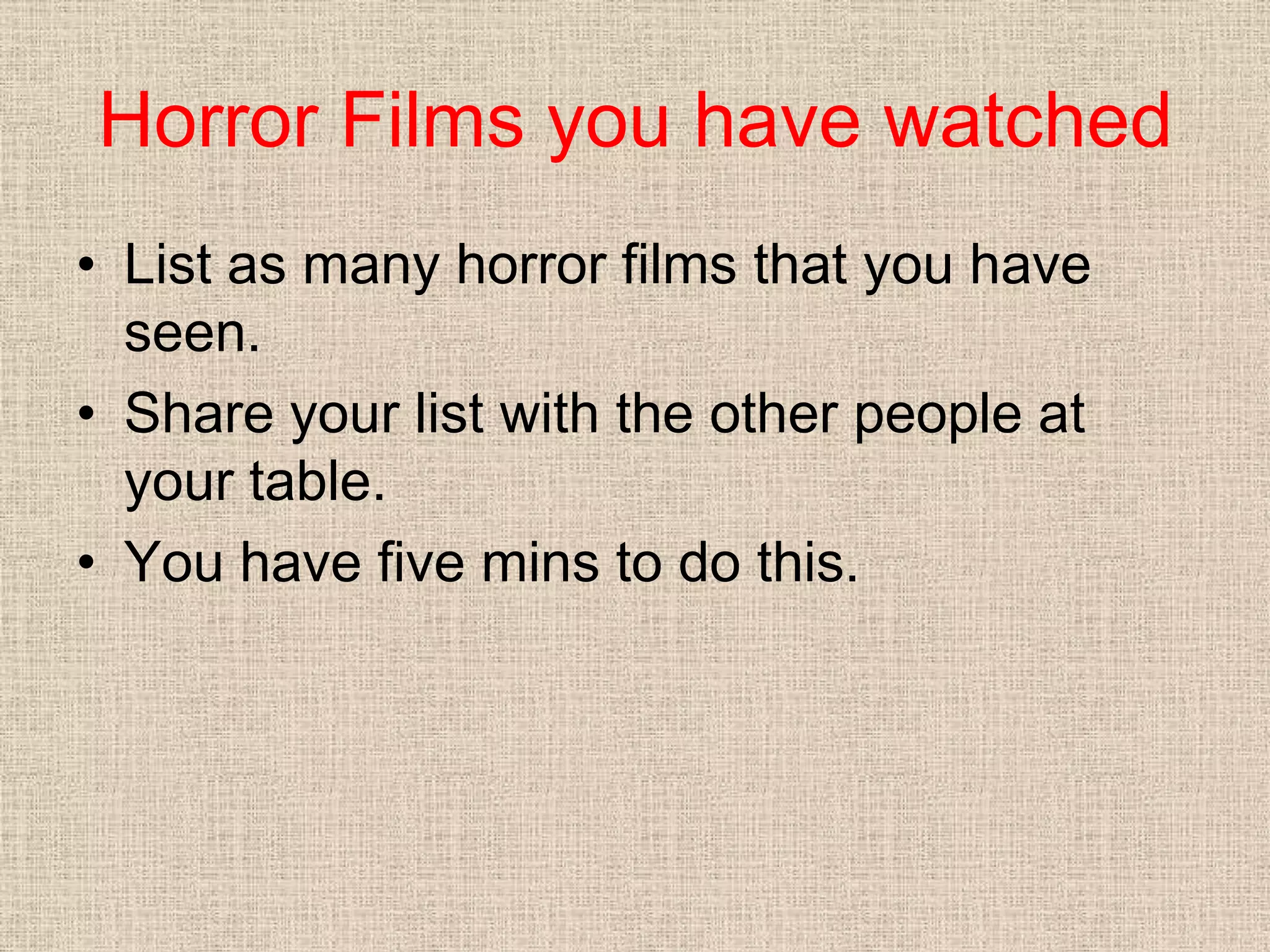 01. horror intro | PPTX