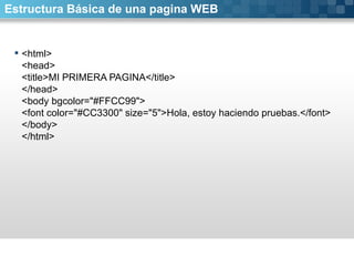 01 html historia | PPT