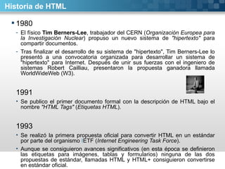 01 html historia | PPT