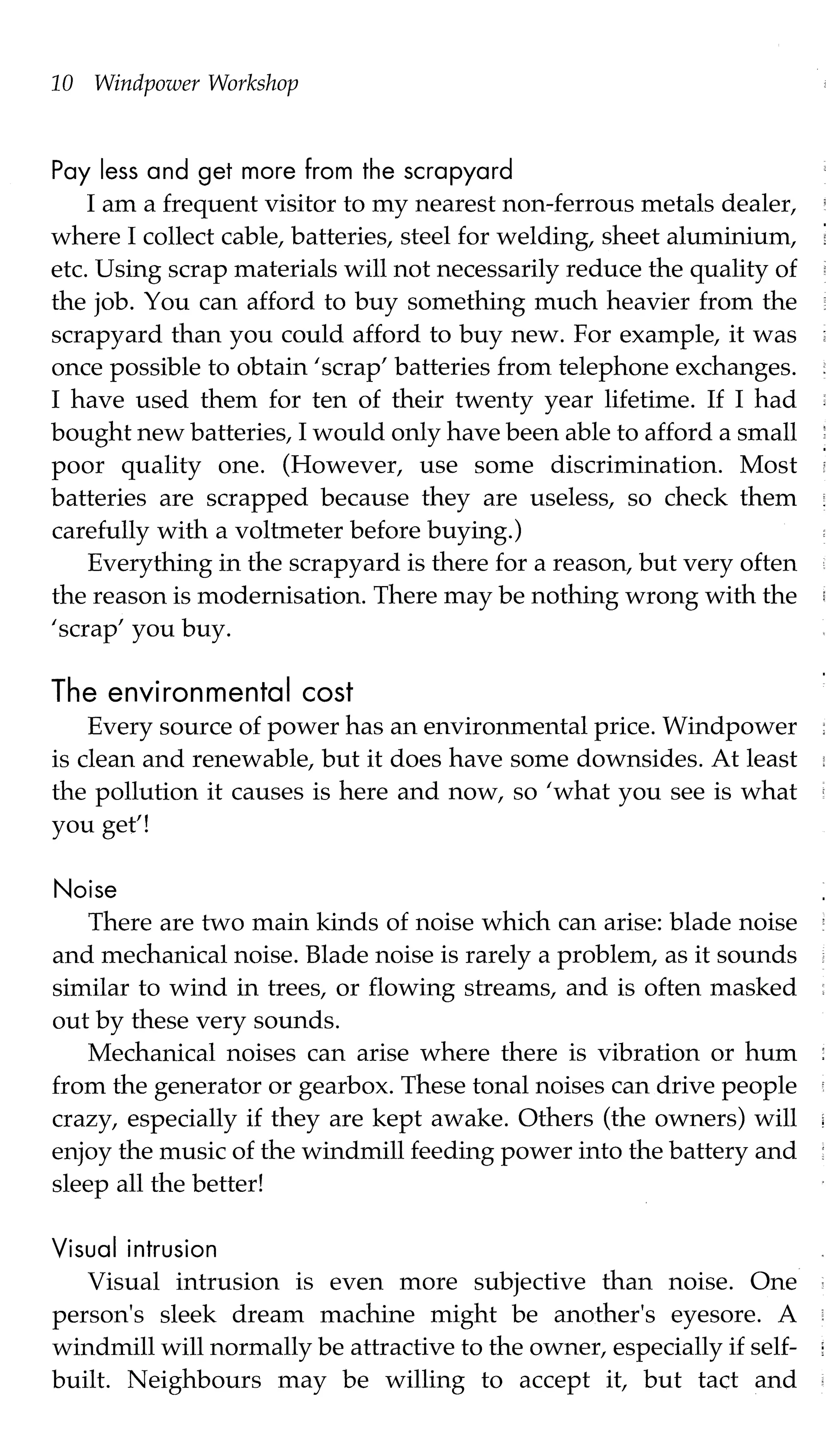 01 hugh piggott - windpower workshop building your own wind turbine | PDF
