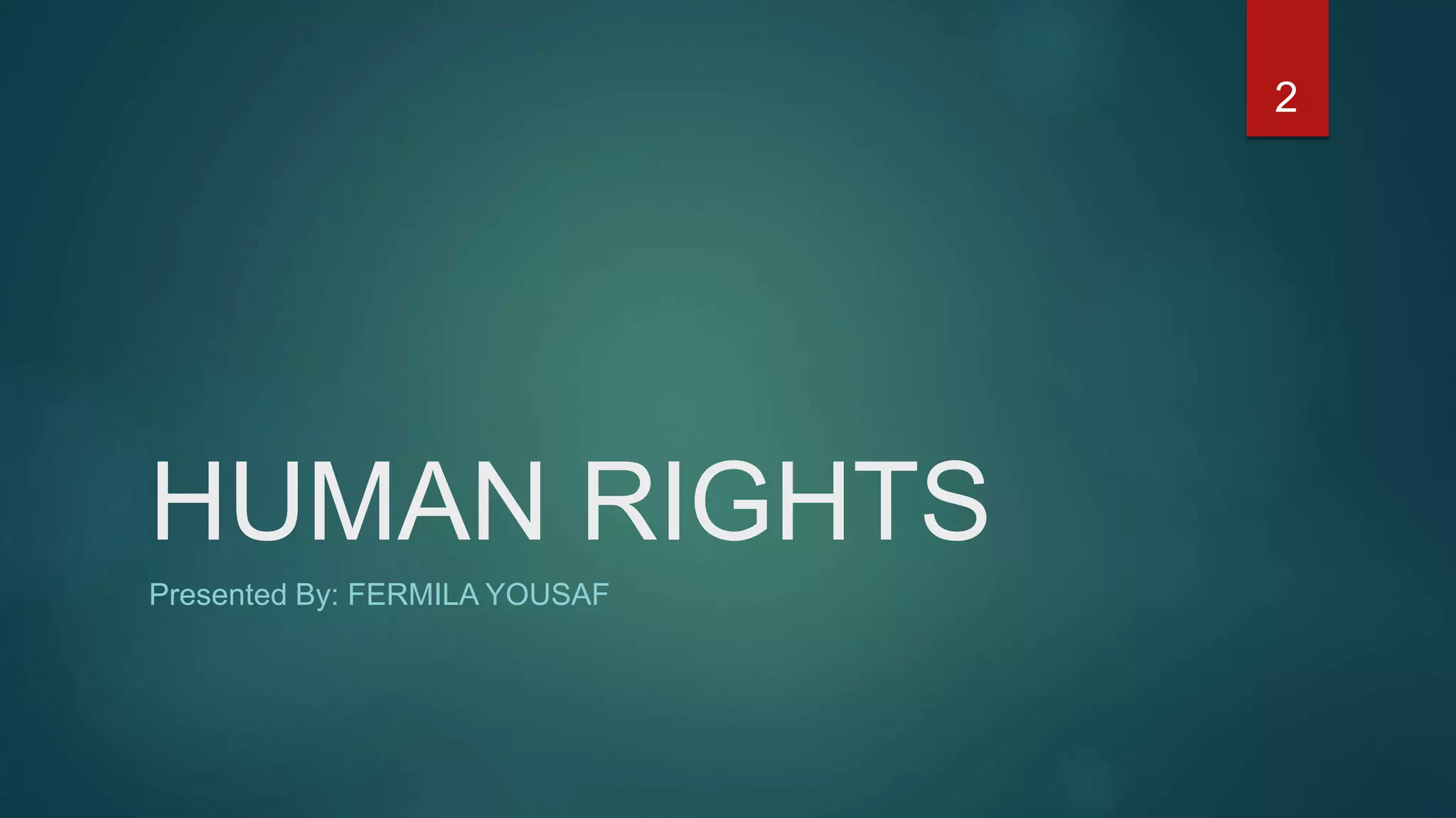 Human Rights | PPTX