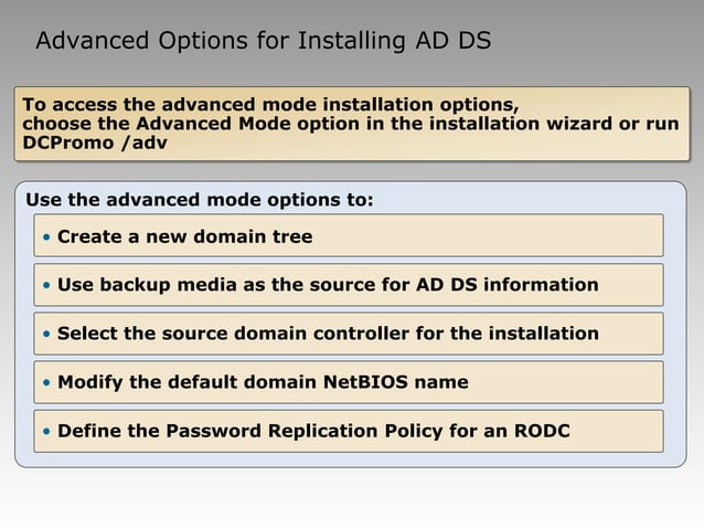 active-directory-domain-services | PPT
