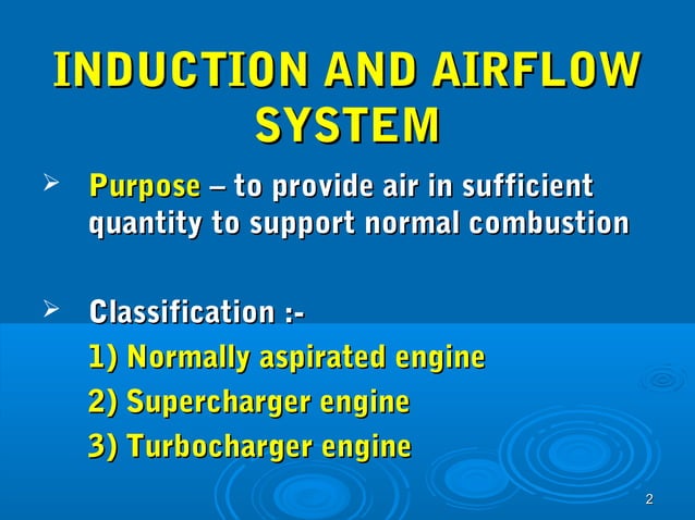 01 induction and airflow system | PPT
