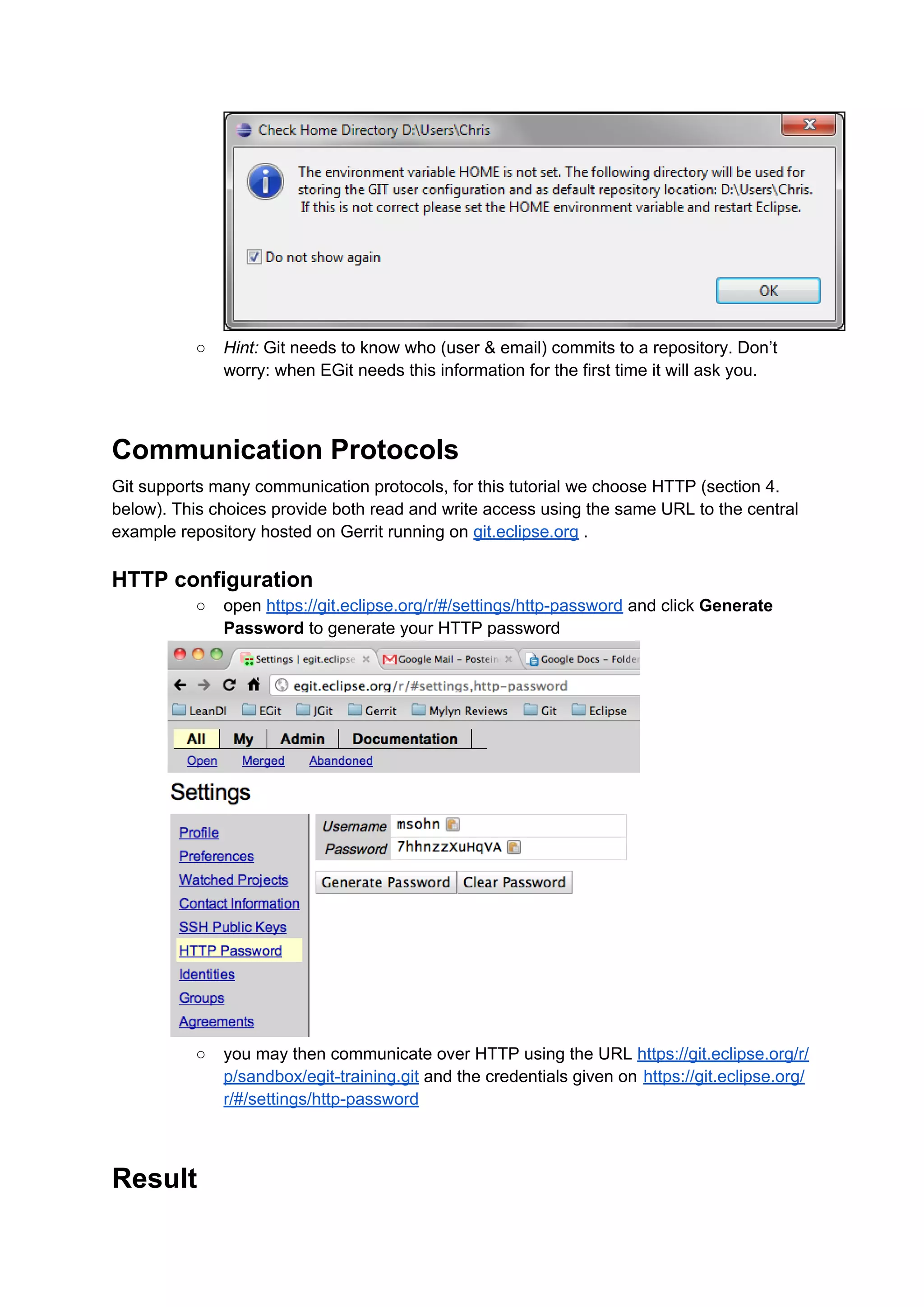 Git Tutorial EclipseCon France 2014 - Git Exercise 01 - installation and configuration | PDF ...