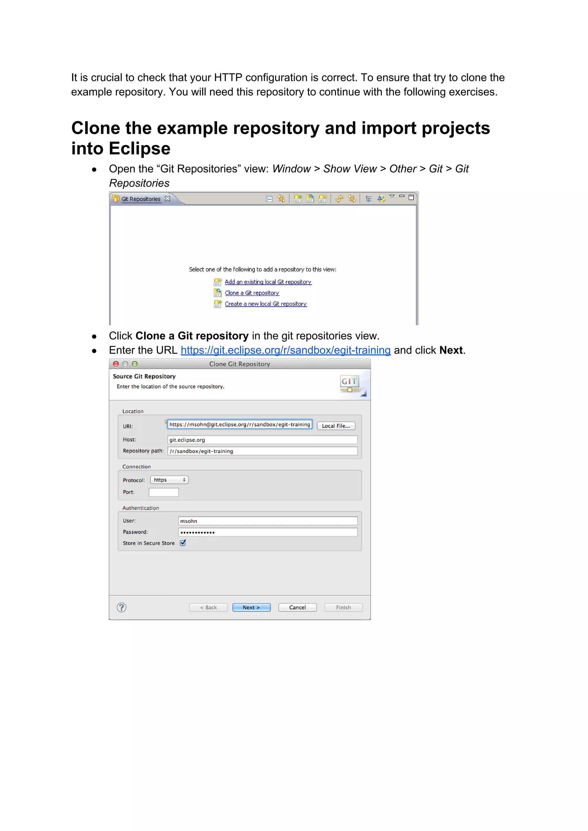 Git Tutorial EclipseCon France 2014 - Git Exercise 01 - installation and configuration | PDF ...