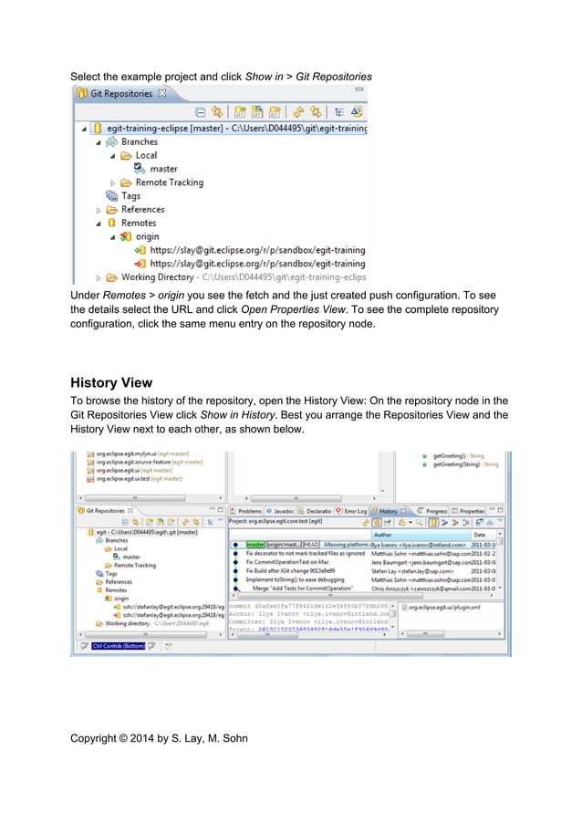 Git Tutorial EclipseCon France 2014 - Git Exercise 01 - installation and configuration | PDF ...
