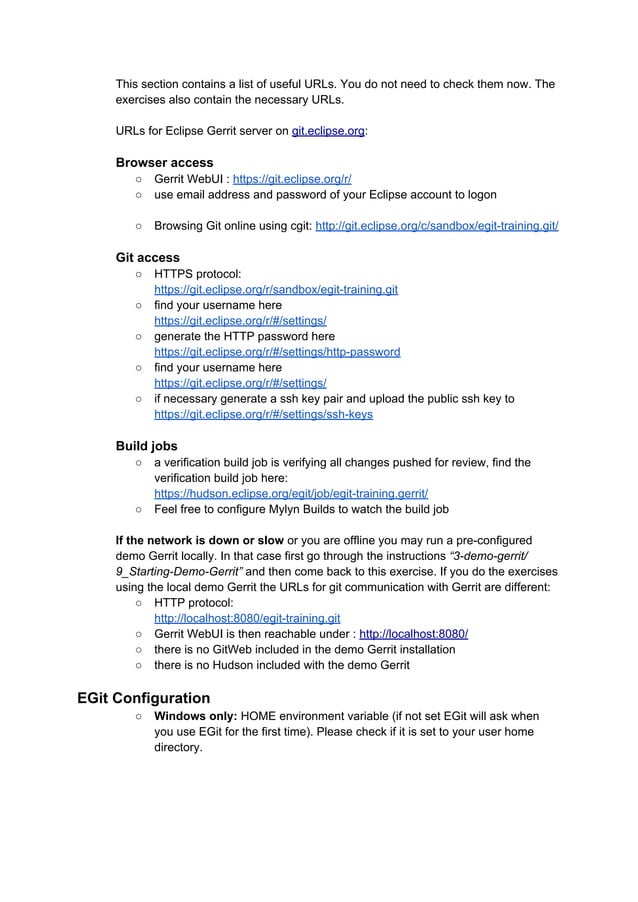 Git Tutorial EclipseCon France 2014 - Git Exercise 01 - installation and configuration | PDF ...